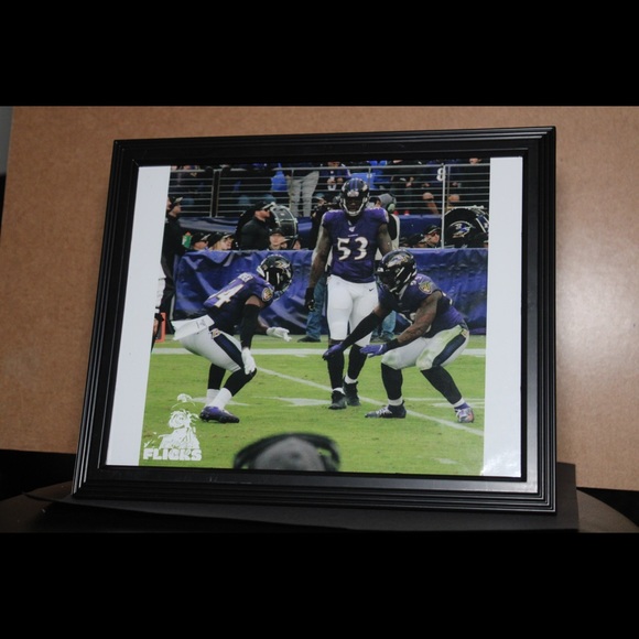 Wall Decor | Baltimore Ravens 8x1 Pictures With Frame | Poshmark